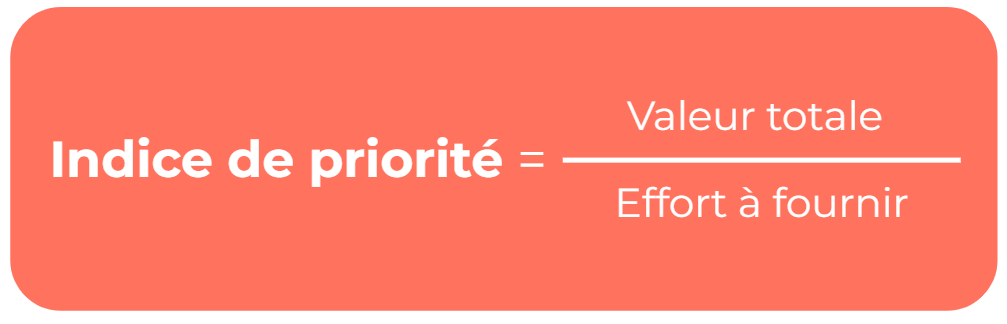 Priorisation des besoins - Framework OPE